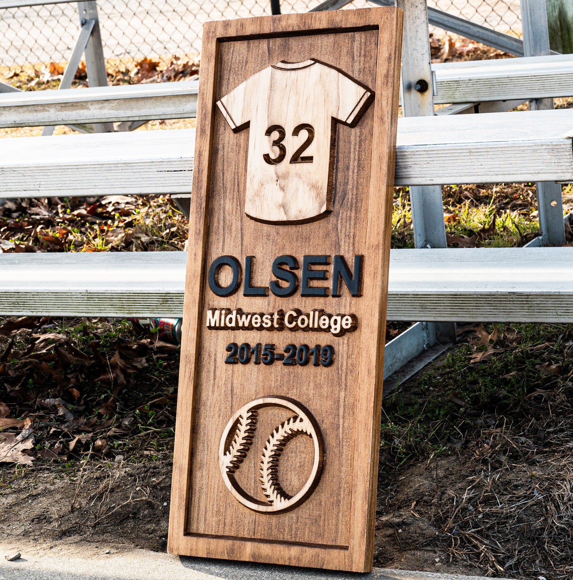 Vertical Volleyball Jersey Sign