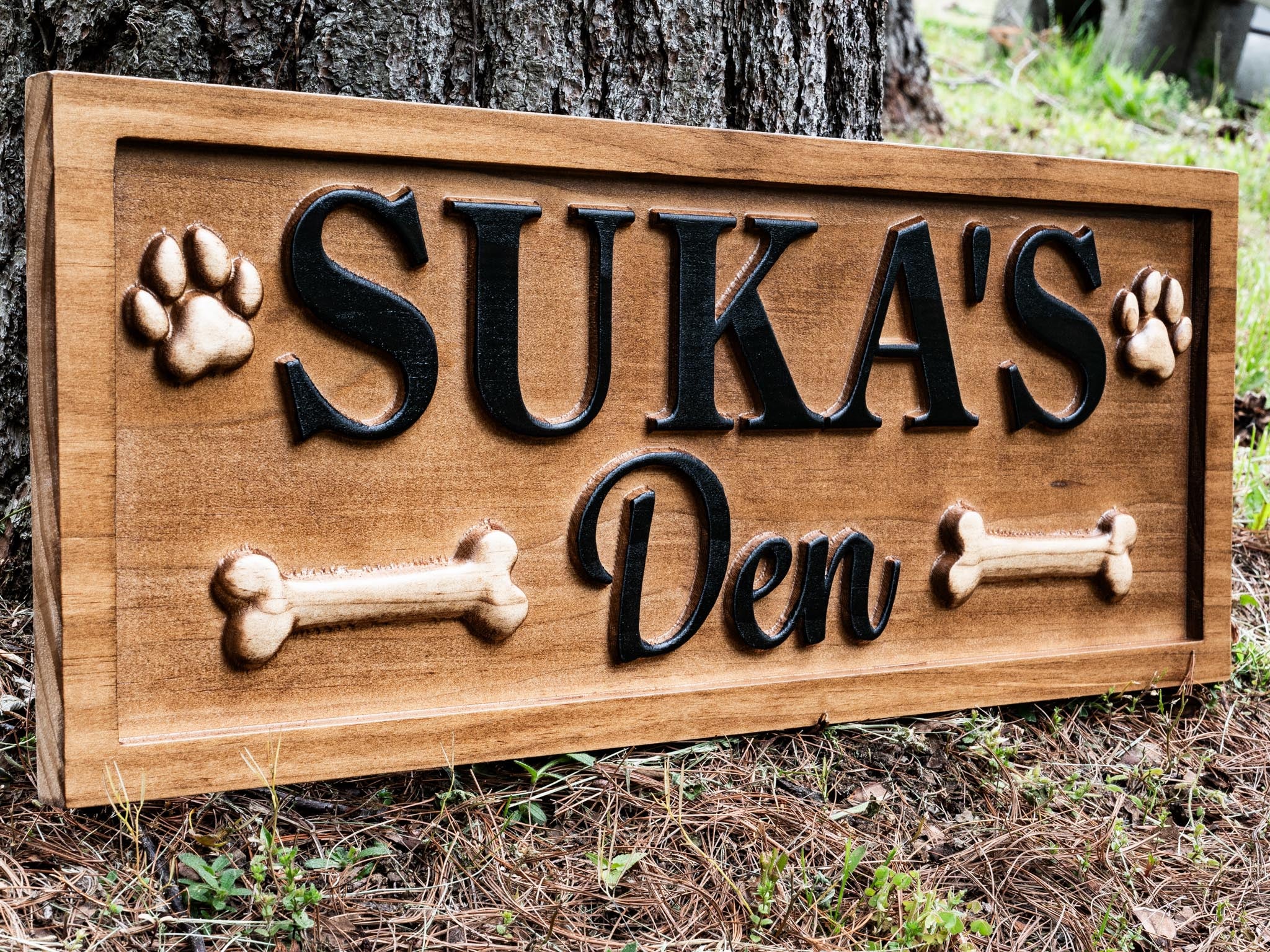 Dog Name Sign