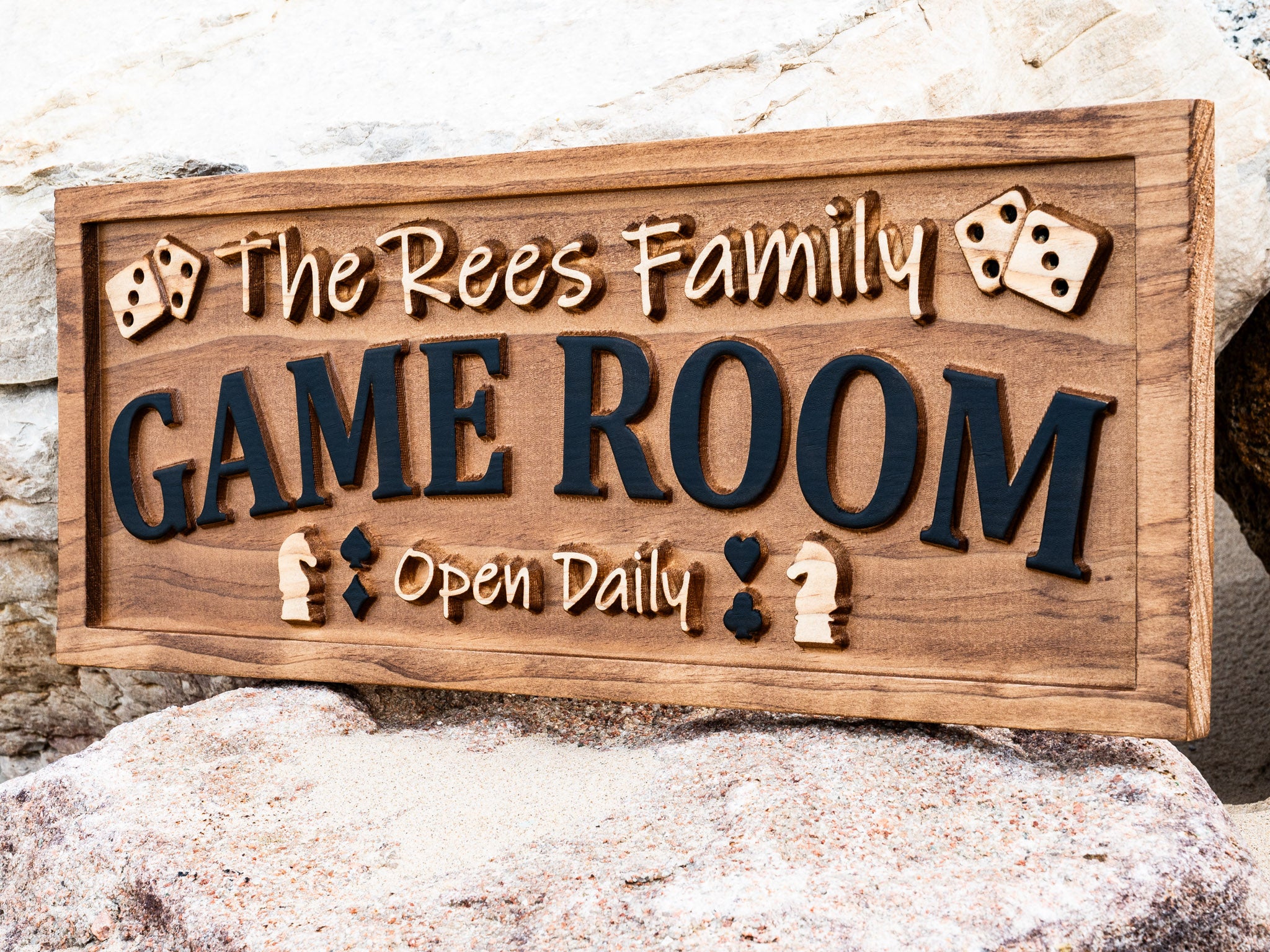 Family Game Room Sign