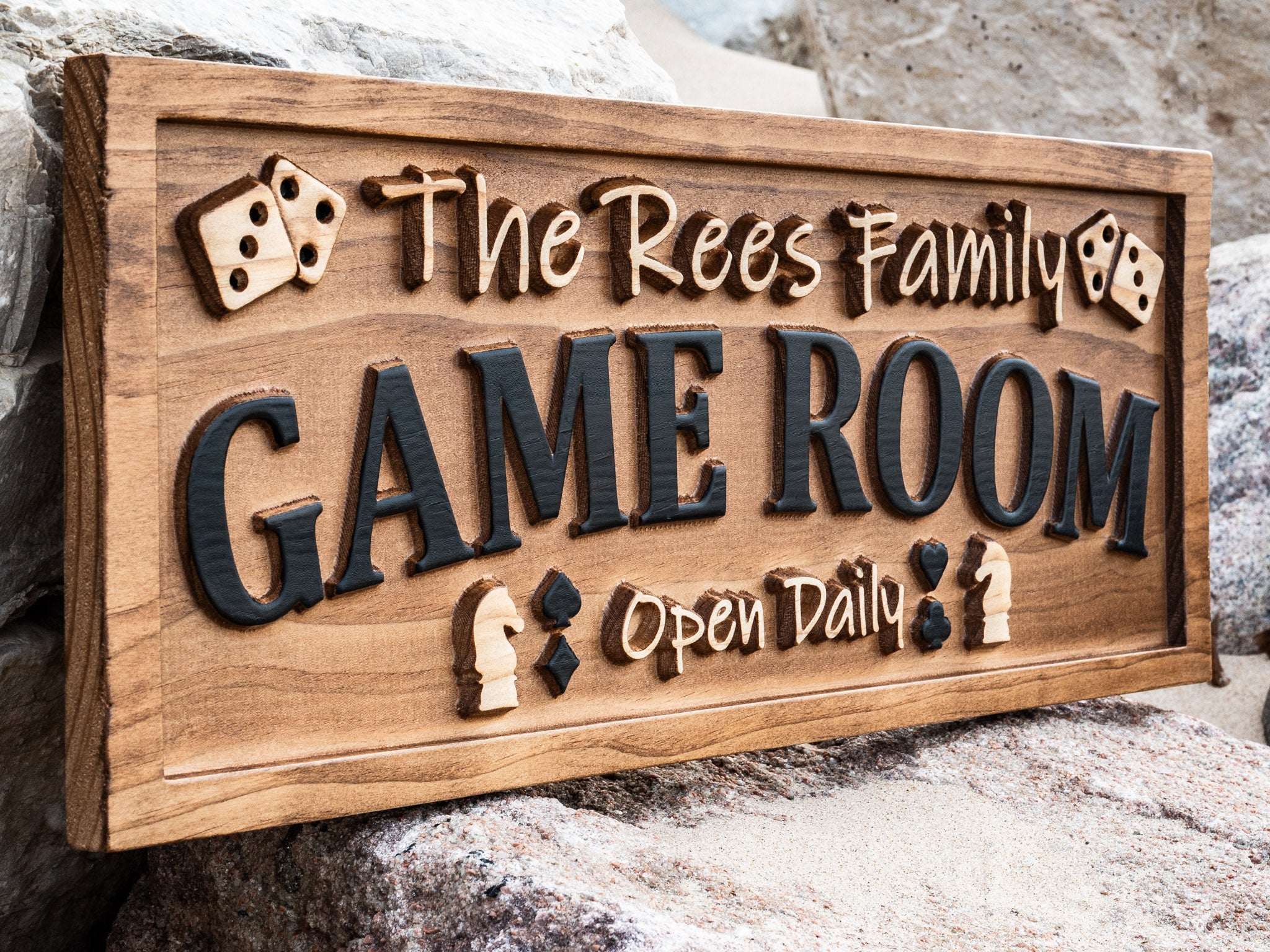 Family Game Room Sign