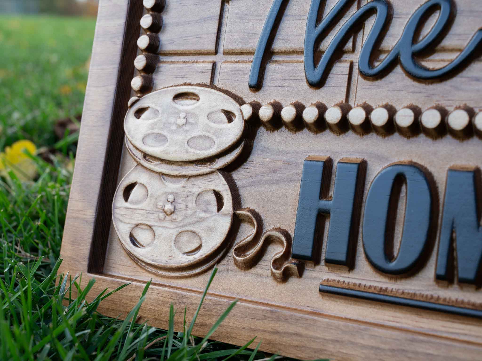 Custom Movie Room Name Sign