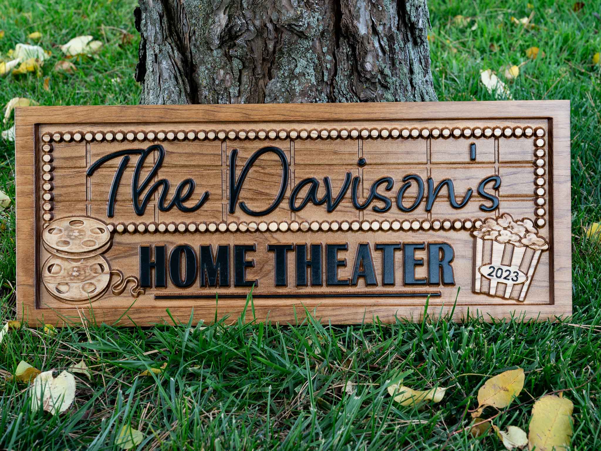 Custom Movie Room Name Sign
