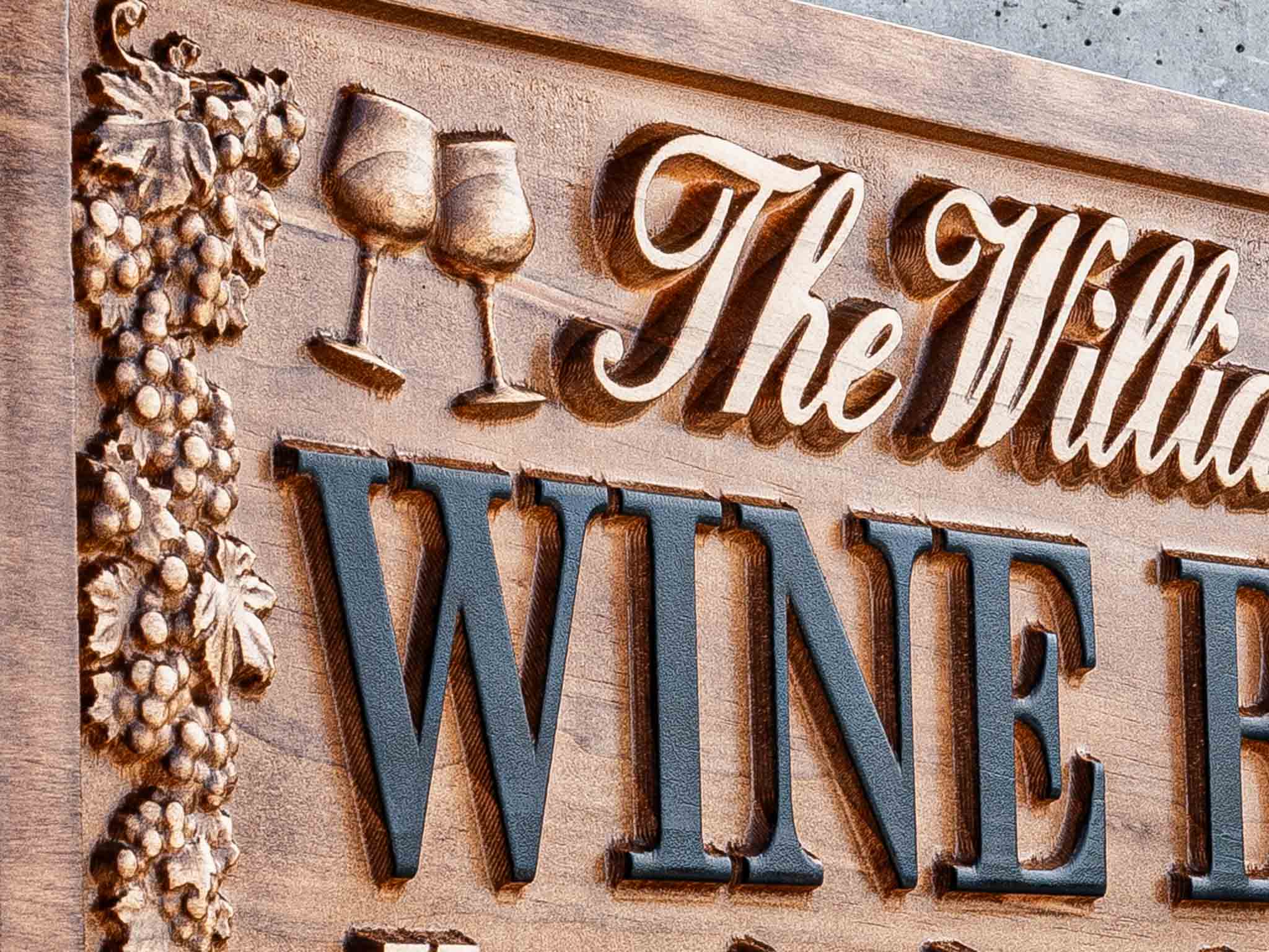 Custom Wine Bar Sign