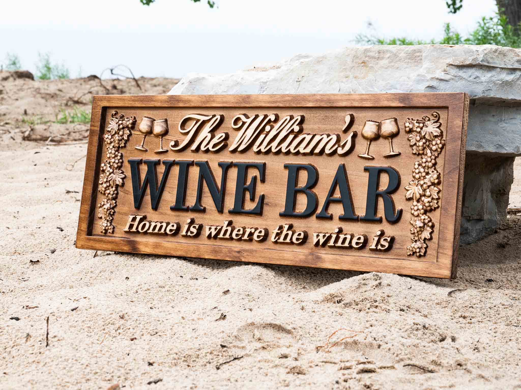 Custom Wine Bar Sign