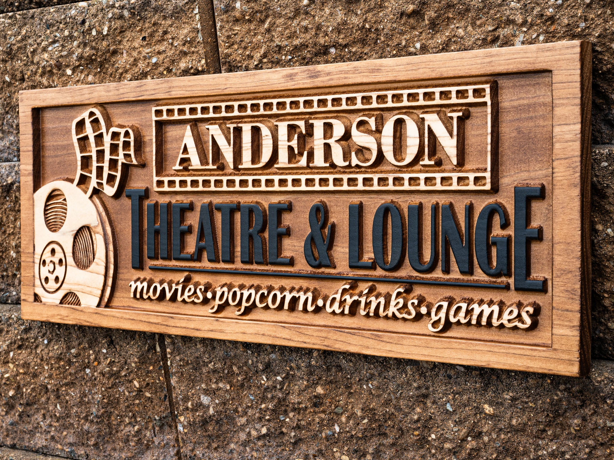 Custom Theater & Lounge Sign