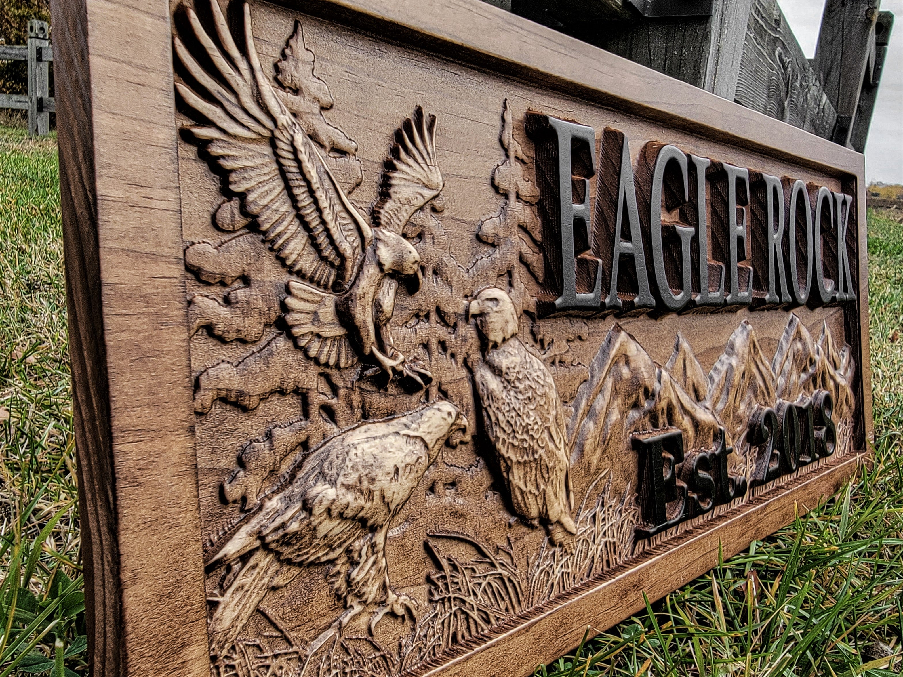 Eagle Sign - 3D Woodworker