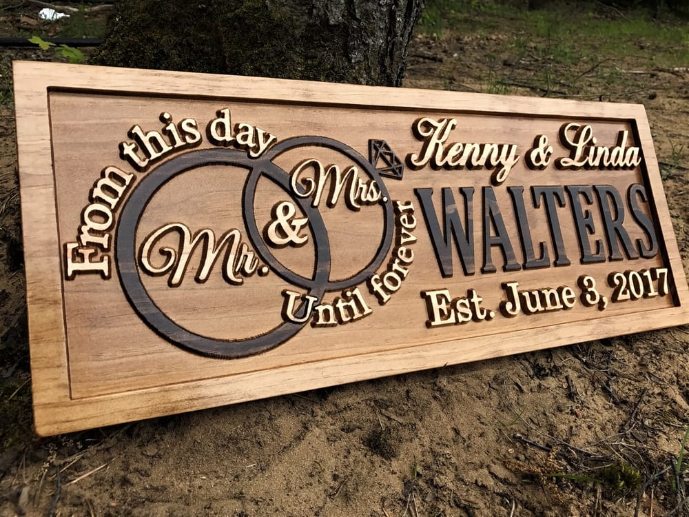Custom Marriage Sign